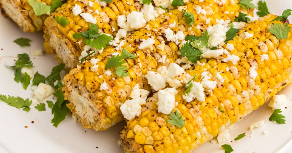 Air Fryer Mexican Street Corn | Air Frying Foodie