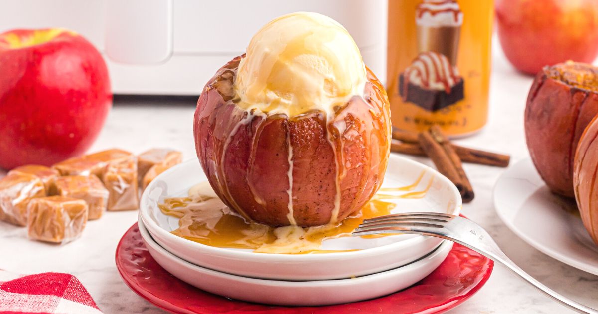 Air Fryer Bloomin' Apples | Air Frying Foodie