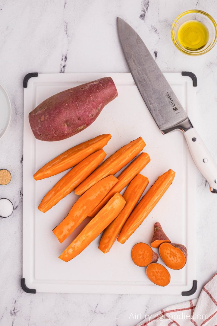 Air Fryer Sweet Potato Wedges | Air Frying Foodie