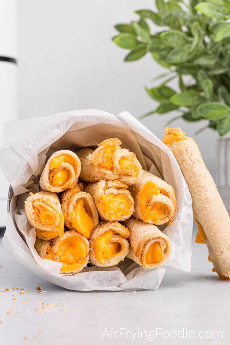 Air Fryer Grilled Cheese Roll Ups | Air Frying Foodie
