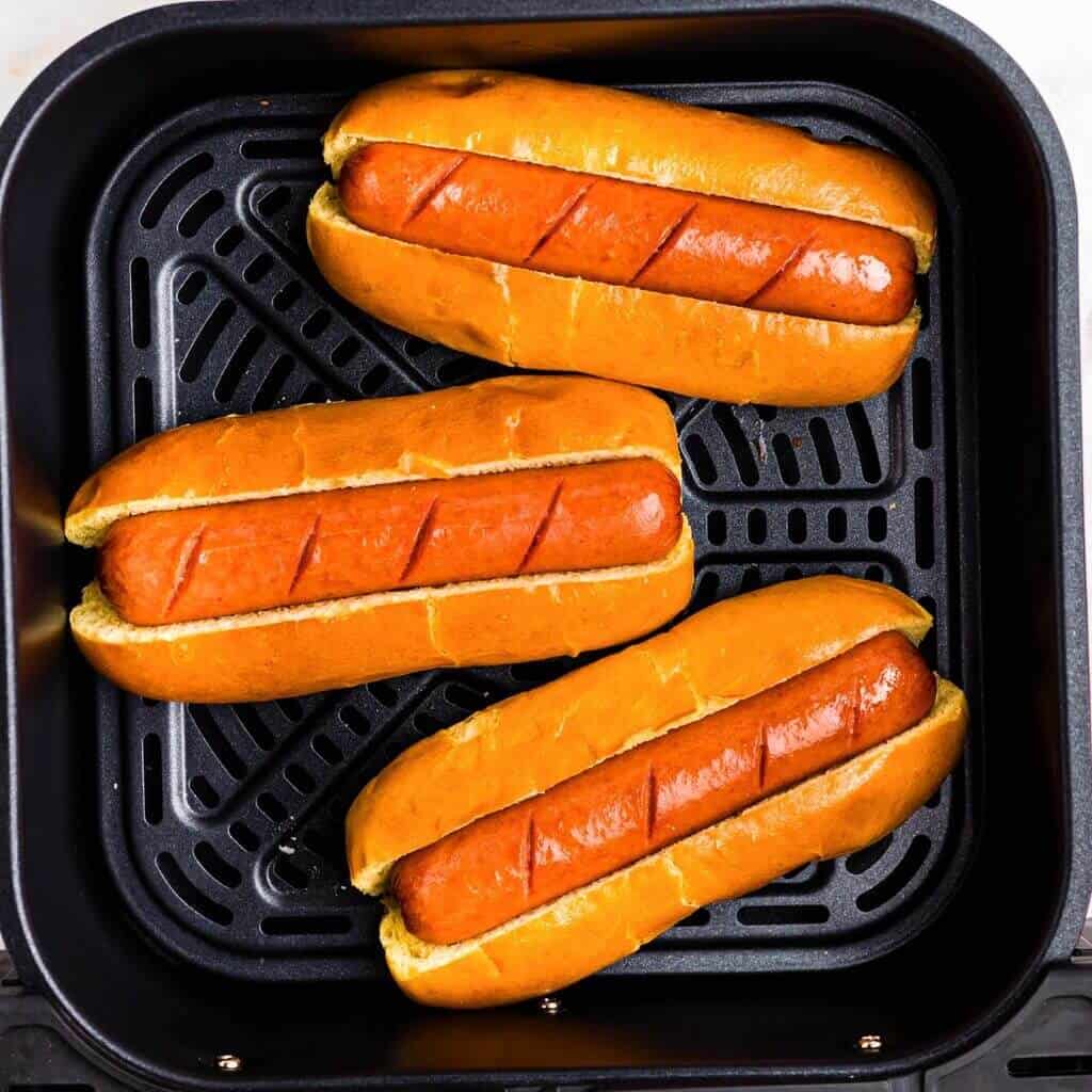 Air Fryer Hot Dogs | Air Frying Foodie