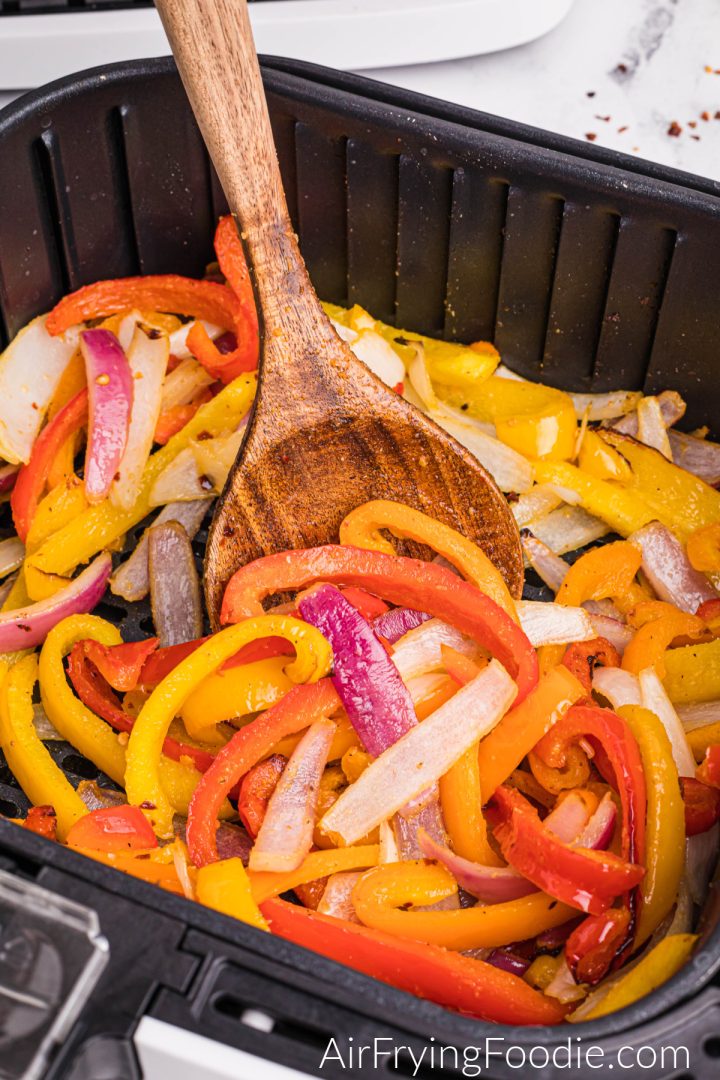 Air Fryer Peppers and Onions | Air Frying Foodie