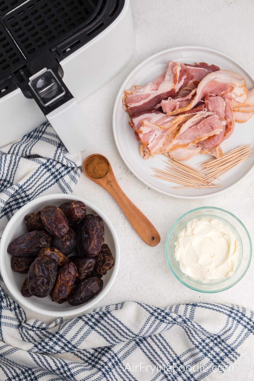 Air Fryer Bacon Wrapped Dates | Air Frying Foodie
