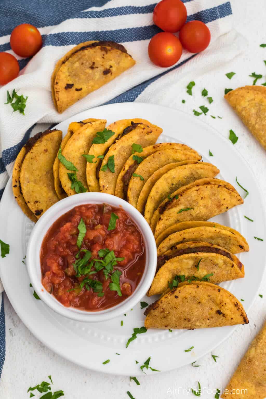 Air Fryer Frozen Mini Tacos | Air Frying Foodie
