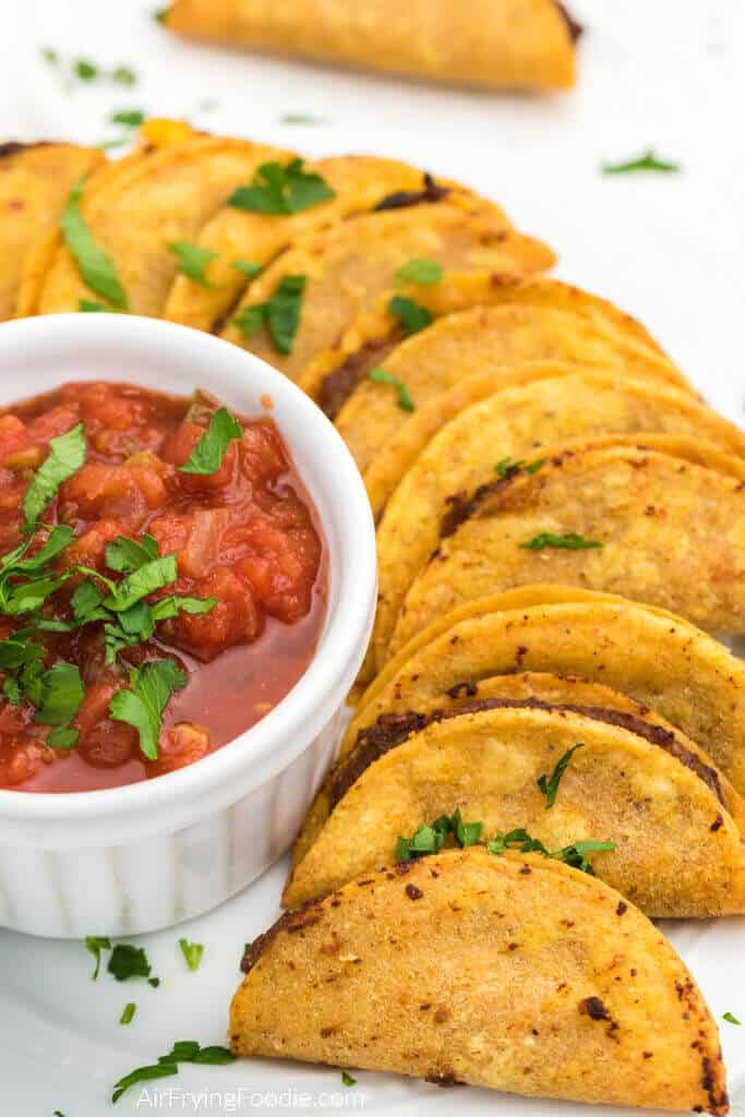 Air Fryer Frozen Mini Tacos | Air Frying Foodie