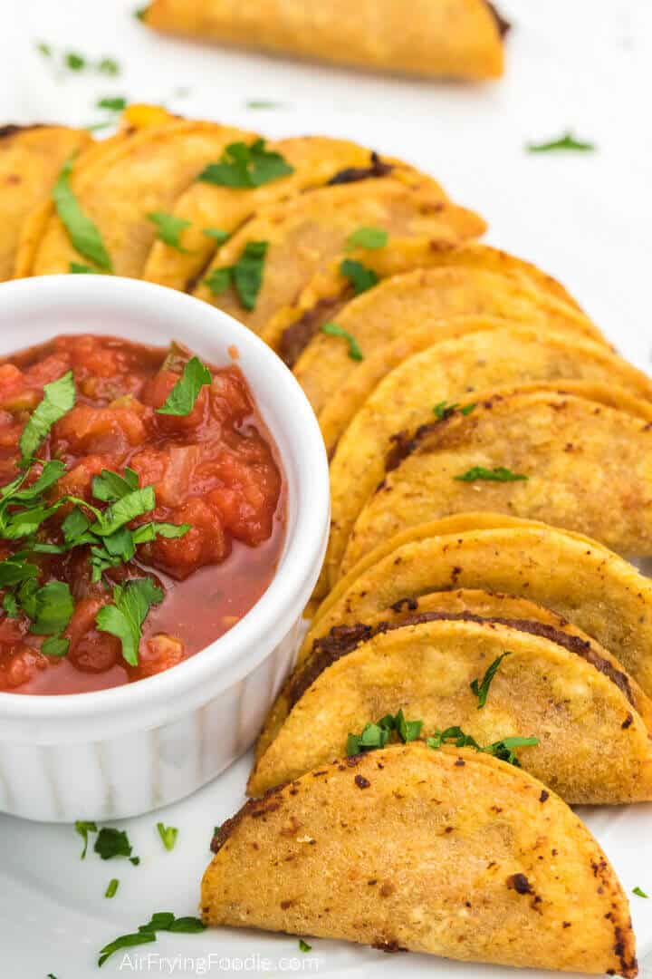 Air Fryer Frozen Mini Tacos | Air Frying Foodie