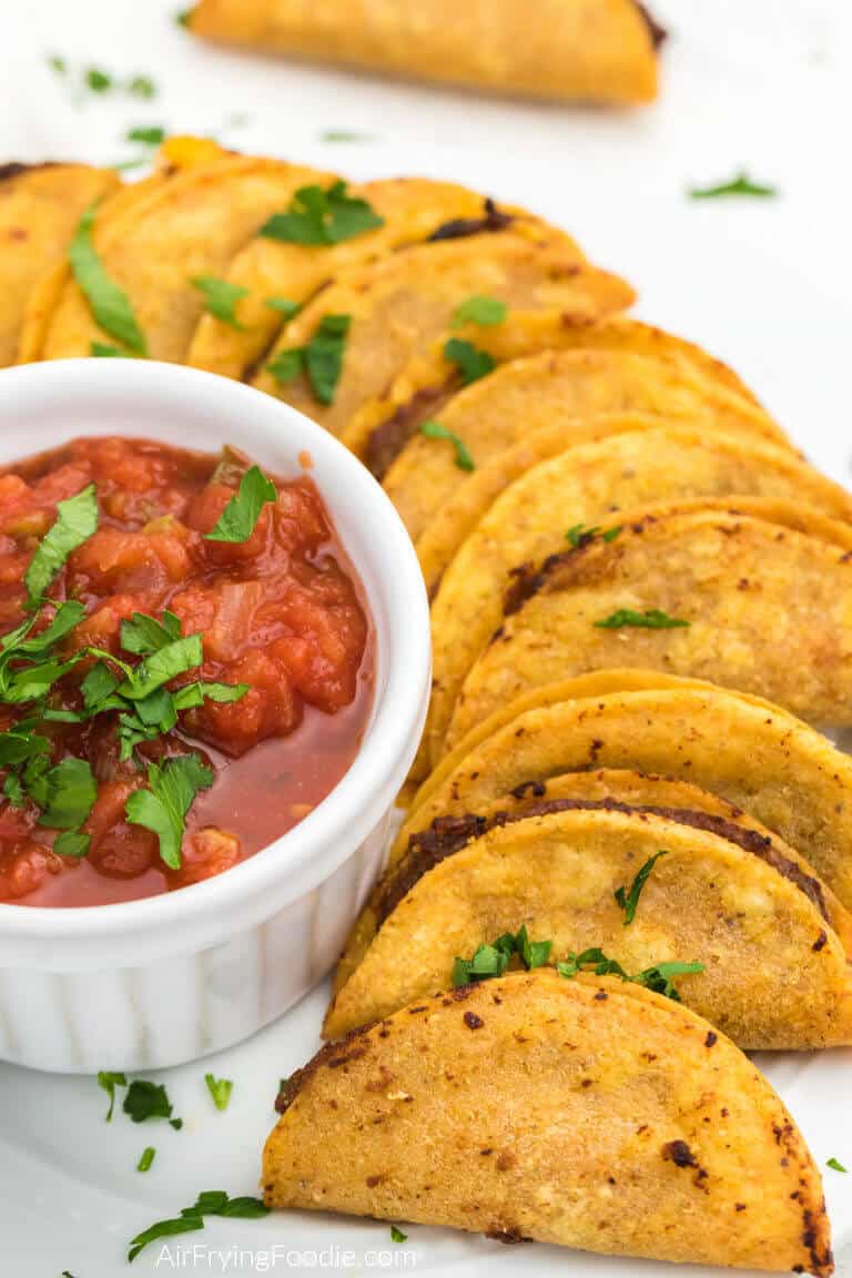Air Fryer Frozen Mini Tacos | Air Frying Foodie