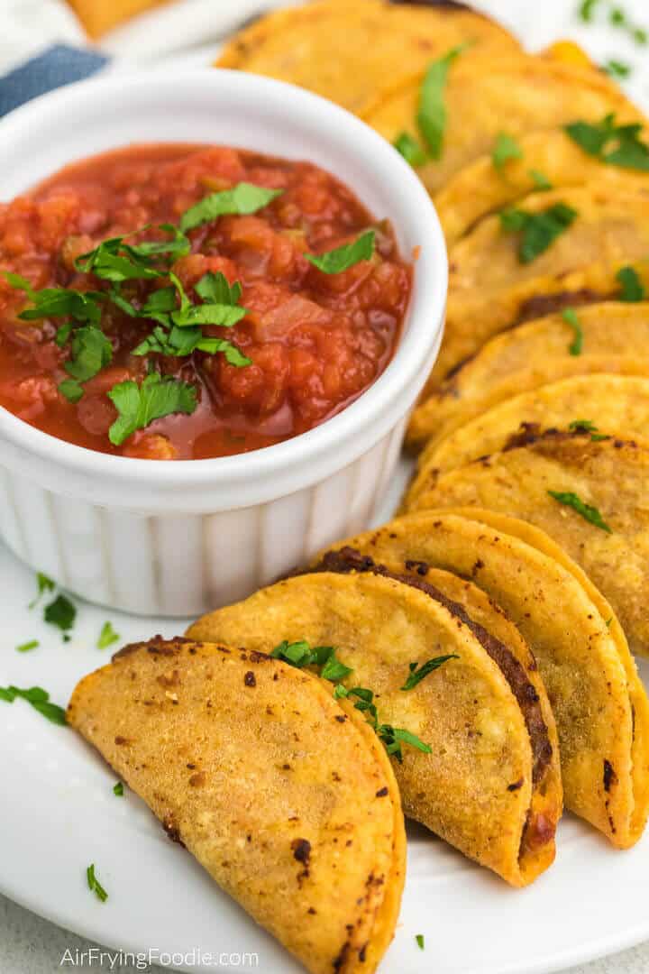 Air Fryer Frozen Mini Tacos | Air Frying Foodie