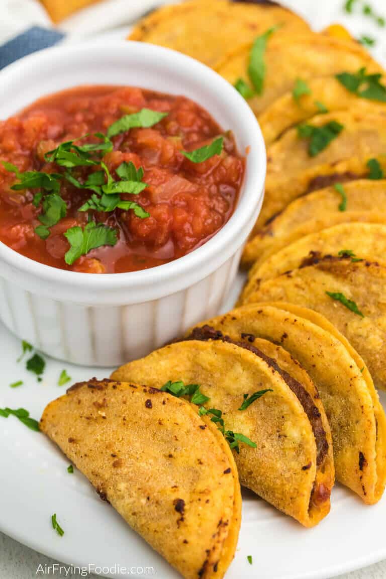 Air Fryer Frozen Mini Tacos | Air Frying Foodie