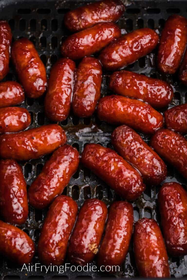 Air Fryer BBQ Little Smokies (EASY!) | Air Frying Foodie