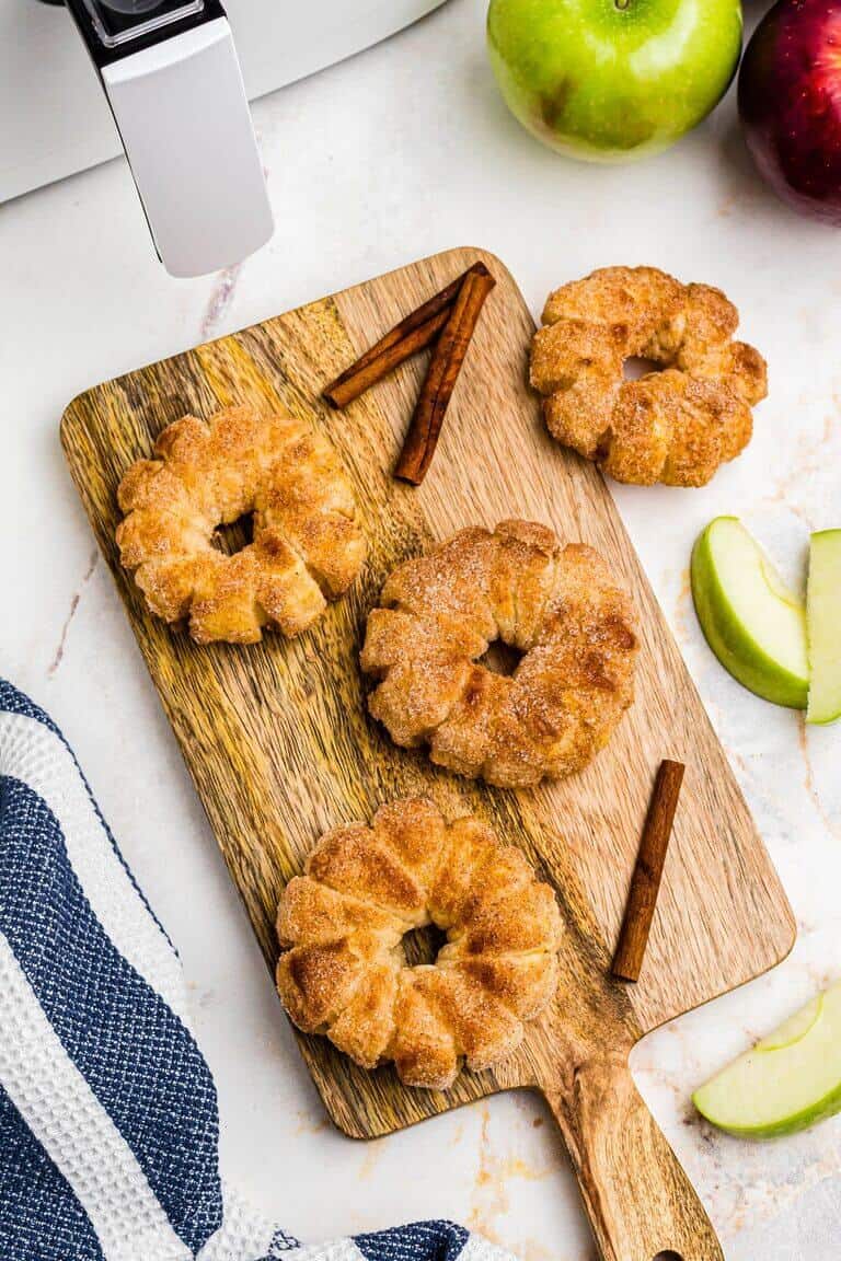 Air Fryer Puff Pastry Apple Rings | Air Frying Foodie