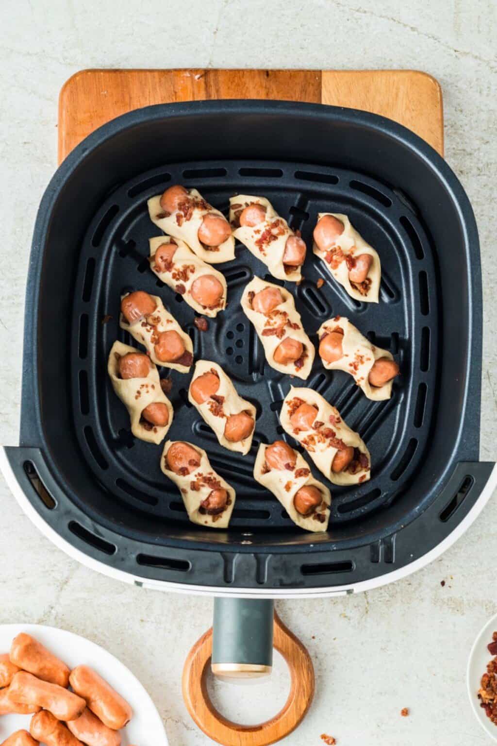 Air Fryer Bacon Pigs in a Blanket | Air Frying Foodie